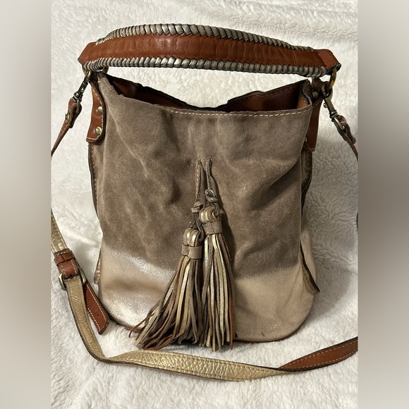 Patricia Nash | Bags | Patricia Nash Otavia Gold Metallic Dip Dye ...